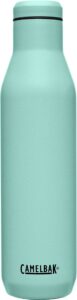 camelbak horizon 25oz water bottle - insulated stainless steel - wine compatible - leak proof - coastal