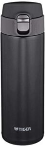 tiger thermos bottle mmj-a482kj tiger mug bottle, 16.2 fl oz (480 ml), sahara one-touch lightweight, black