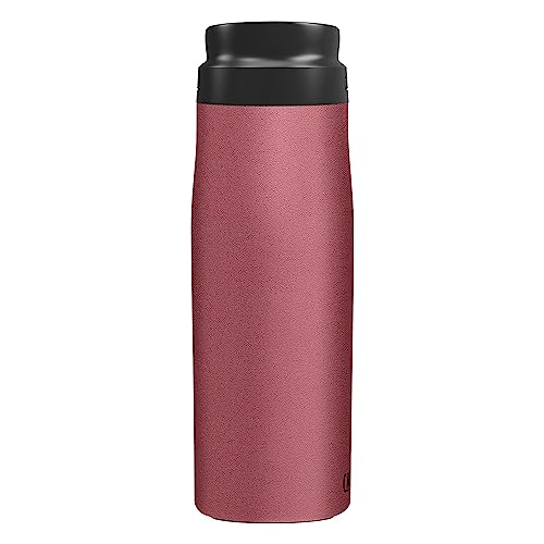 CamelBak Forge Flow Coffee & Travel Mug, Insulated Stainless Steel - Non-Slip Silicon Base - Easy One-Handed Operation - 20oz, Terracotta Rose