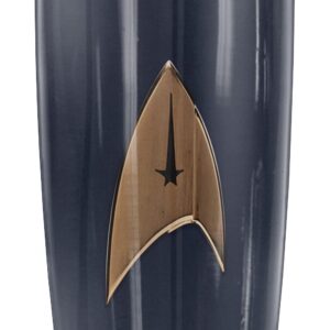 LOGOVISION Star Trek Command Uniform Stainless Steel Tumbler 20 oz Coffee Travel Mug/Cup, Vacuum Insulated & Double Wall with Leakproof Sliding Lid | Great for Hot Drinks and Cold Beverages