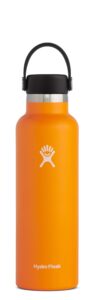 hydro flask standard mouth bottle with flex cap