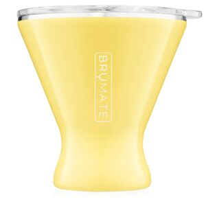 brümate margtini 10oz martini margarita tumbler - made with vacuum-insulated stainless steel (daisy)