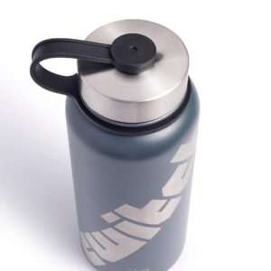 Twitch 32oz Dual Lid Water Bottle - Charcoal