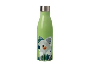 maxwell & williams pete cromer insulated water bottle, koala design, bpa free stainless steel, 500 ml