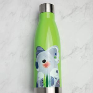 Maxwell & Williams Pete Cromer Insulated Water Bottle, Koala Design, BPA Free Stainless Steel, 500 ml