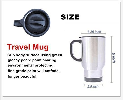 Custom 100% Stainless Steel Travel Coffee Mug Fuckity Fuck Fuck Fuck Travel Cup 14 Ounce Funny Tea Cup