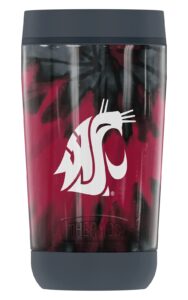 thermos washington state university official tie-dye guardian collection stainless steel travel tumbler, vacuum insulated & double wall, 12 oz.