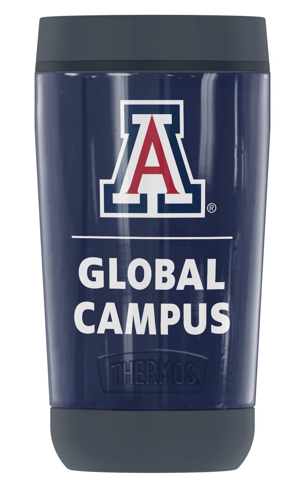 THERMOS University of Arizona Global Campus OFFICIAL Primary Logo GUARDIAN COLLECTION Stainless Steel Travel Tumbler, Vacuum insulated & Double Wall, 12 oz.