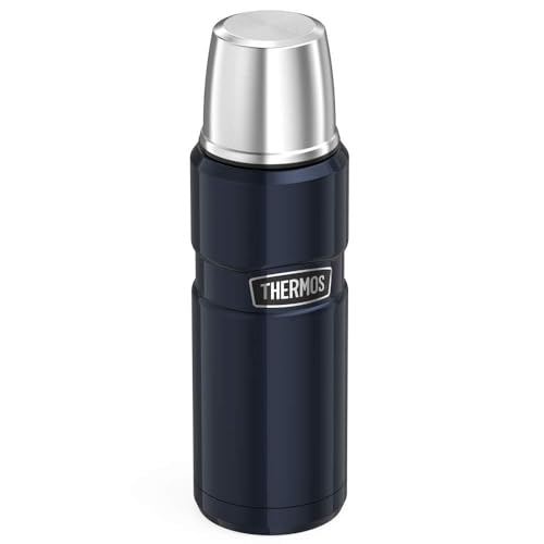 THERMOS Stainless King Flask, Midnight Blue, 470 ml