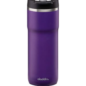 Aladdin Keeps Hot for 4 Hours-BPA-Free-Dishwasher Safe, Stainless Steel, Purple, 0.47L