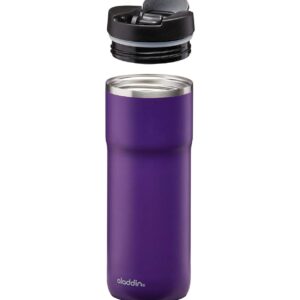 Aladdin Keeps Hot for 4 Hours-BPA-Free-Dishwasher Safe, Stainless Steel, Purple, 0.47L