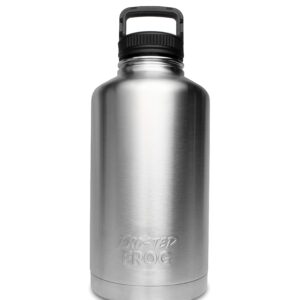 Frosted Frog 64OZ Vacuum Insulated Stainless Steel Water Bottle Double Walled Half Gallon Growler