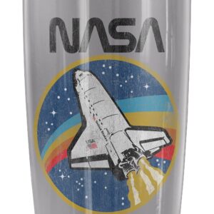 NASA Space Shuttle Patch Stainless Steel Tumbler 20 oz Coffee Travel Mug/Cup, Vacuum Insulated & Double Wall with Leakproof Sliding Lid