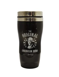 john wayne steel insulated travel mug 16 oz - mid-south products