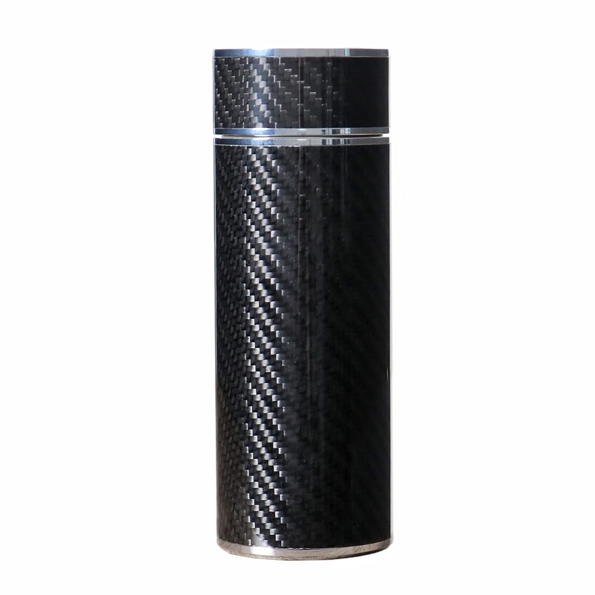 CARMON Real Carbon Fiber Travel Mug 17 oz Tumbler Double Wall Vacuum Insulated Stainless Steel Flask Accessory for Car Home Outdoor Office