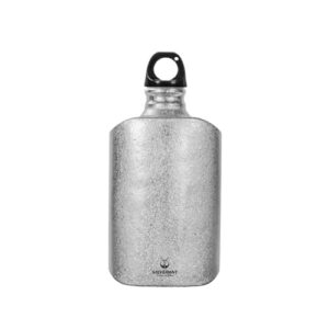 SILVERANT Titanium Water Bottle Lid Replacement for 800ml/600ml Slim Water Bottle Sandblasted & Crystallized