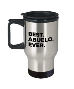 abuelo travel mug - best abuelo ever - abuelo and abuela gifts