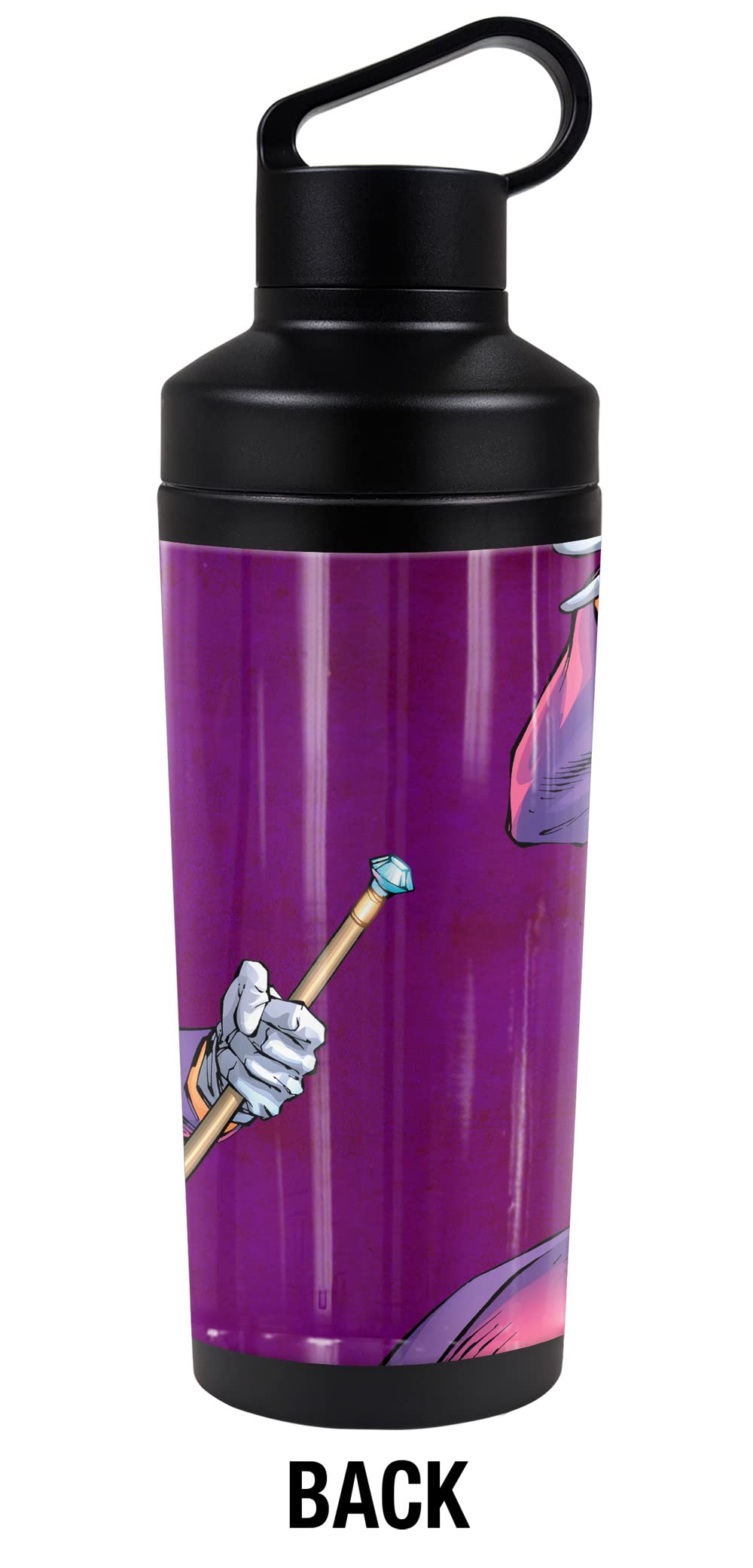 Batman - Logo OFFICIAL Joker Character 18 oz Insulated Water Bottle, Leak Resistant, Vacuum Insulated Stainless Steel with 2-in-1 Loop Cap