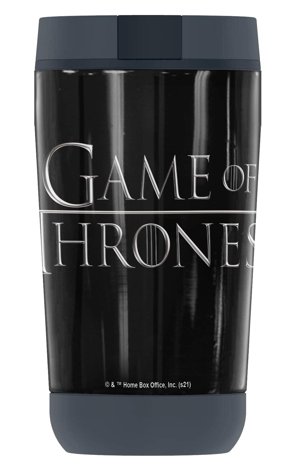 THERMOS Game of Thrones Iron Throne Metallic Photo GUARDIAN COLLECTION Stainless Steel Travel Tumbler, Vacuum insulated & Double Wall, 12 oz.