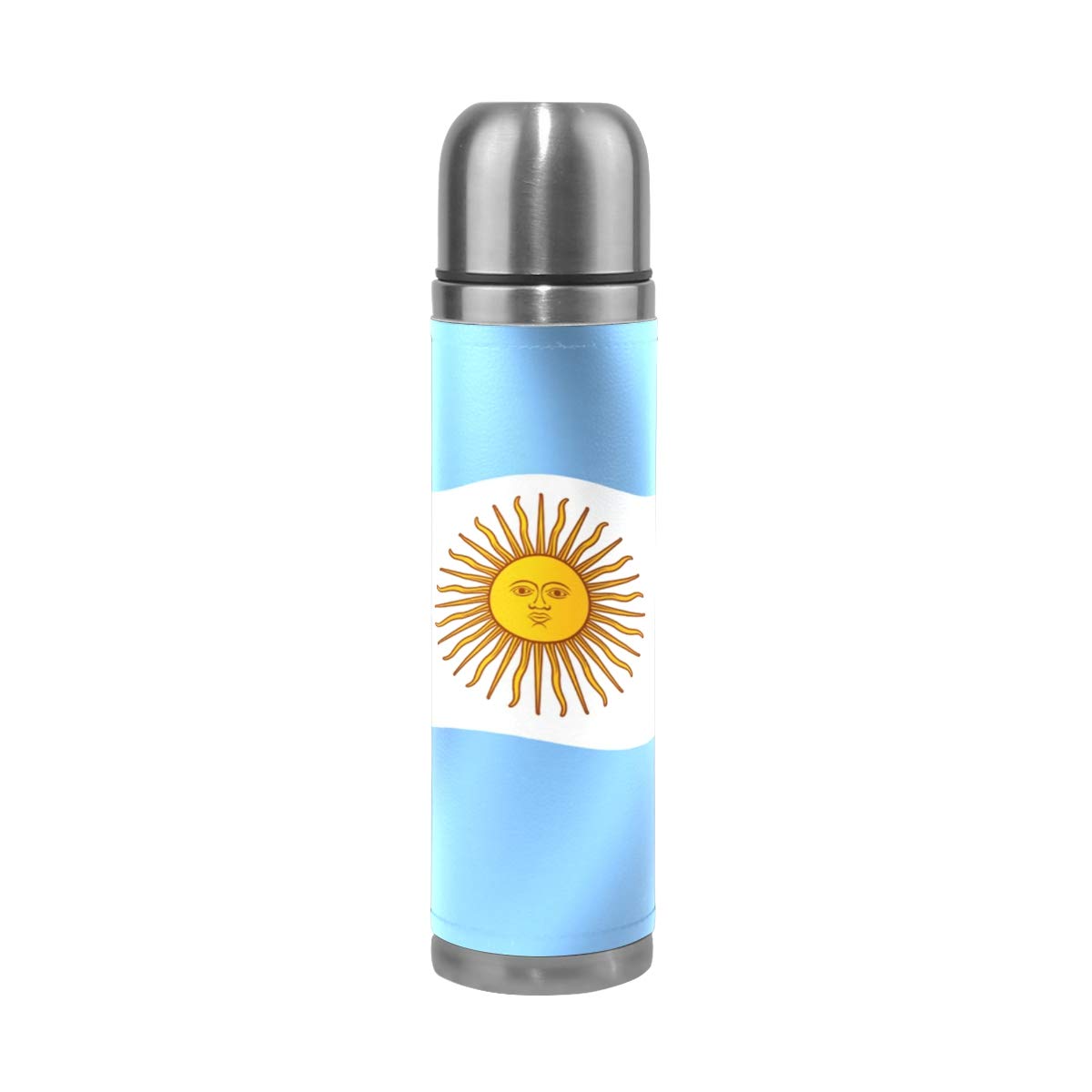 senya Double Wall Vacuum Insulated Stainless Steel Water Bottle Argentina Flag Leak Proof Sports Coffee Maker Thermos