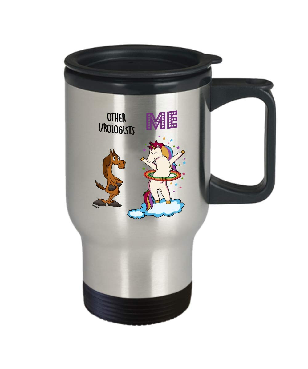 Whizk Urologist Travel Mug Funny Unicorn Gifts for Women Men Mom Dad - Best Appreciation Thank You Retirement Christmas Birthday Gag 14 oz Stainless Steel Insulated Tumbler TUC0564