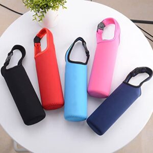 Shusuen Neoprene Glass Water Bottle Sleeve Bottle Cover 16oz - 21oz Insulated Cloth Bottle Protection Case Portable Bottle Cover for Outdoor