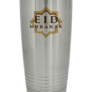 ThisWear Happy Ramadan Mubarak Decorations Eid Mubarak Have a Blessed Ramadan Eid 2 Pack 20oz Stainless Steel Insulated Tumbler Set With Lid