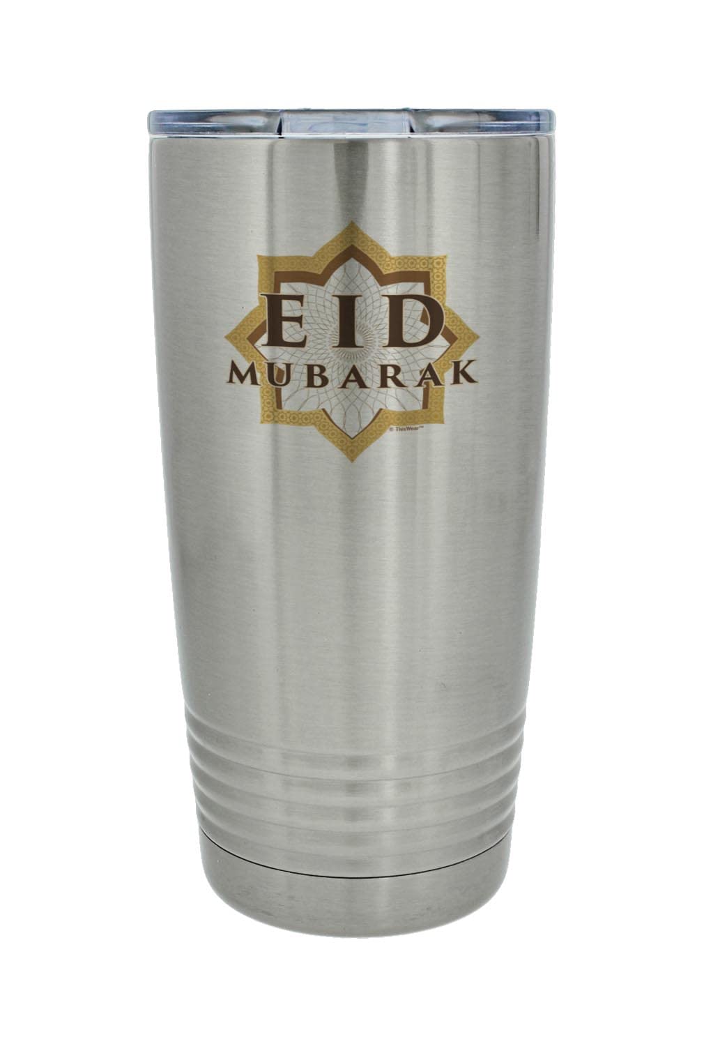 ThisWear Happy Ramadan Mubarak Decorations Eid Mubarak Have a Blessed Ramadan Eid 2 Pack 20oz Stainless Steel Insulated Tumbler Set With Lid