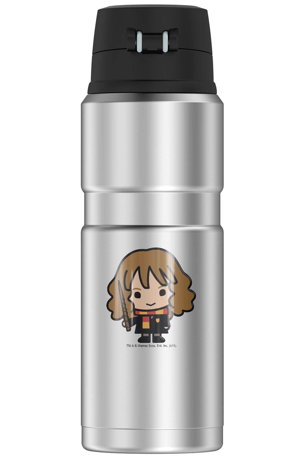 Harry Potter Cute Chibi Hermione, THERMOS STAINLESS KING Stainless Steel Drink Bottle, Vacuum insulated & Double Wall, 24oz