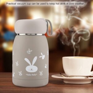 Water Bottle Stainless Steel Cute Rabbit Pattern Vacuum Cup Mug Vacuum Insulated Thermal Hot Cup Coffee Tea Sports Festival Keeping Ice-Cold(Coffee)