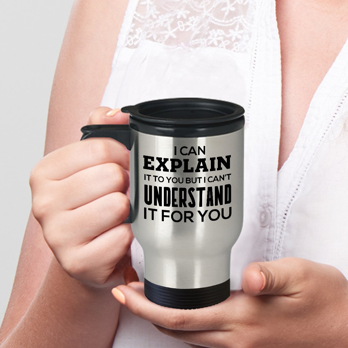 I Can Explain It To You But I Can’t Understand It For You - Travel Insulated Mugs for Computer Programmer - Birthday Christmas Unique Gifts for Men Women Friends Coworkers