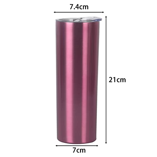 20oz Tumbler with Lid, Stainless Steel Vacuum Insulated Water Coffee Tumbler Cup Water Bottle, Double Wall Vacuum Insulated Travel Mug Coffee Cup Reusable Thermal Cup for Hot and Cold Drinks