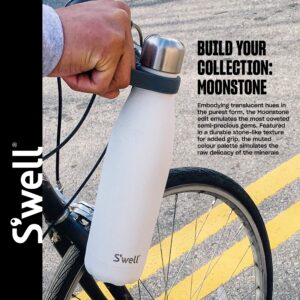 S'well Stainless Steel Reusable Water Bottle, 750ml, Moonstone, Triple-Insulated and Leak-Proof Drinking Bottle for Hot and Cold Beverages up to 48h Cold/24h Hot