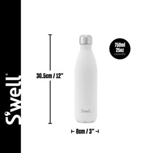 S'well Stainless Steel Reusable Water Bottle, 750ml, Moonstone, Triple-Insulated and Leak-Proof Drinking Bottle for Hot and Cold Beverages up to 48h Cold/24h Hot