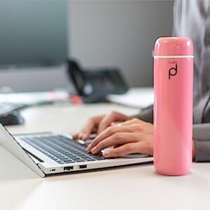 DrinkPod Vacuum Insulated Flask, 300ml, Pink