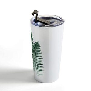 Society6 Nature Magik Green Forest Fern Travel Mug, 20oz