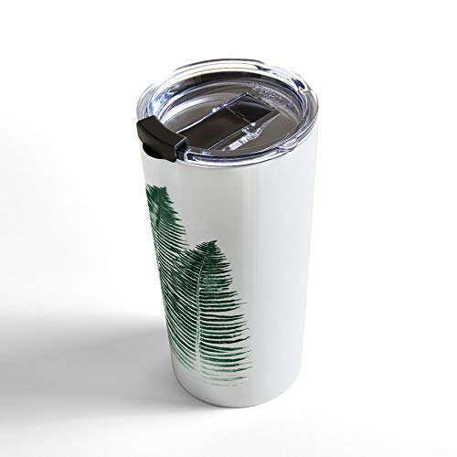 Society6 Nature Magik Green Forest Fern Travel Mug, 20oz