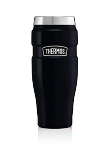 thermos stainless king travel tumbler, midnight blue, 470 ml