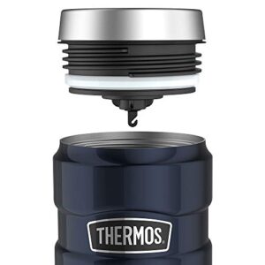 Thermos Stainless King Travel Tumbler, Midnight Blue, 470 ml