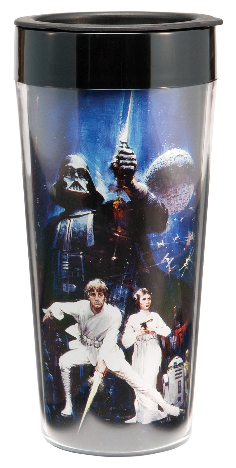 Vandor Star Wars 16 Ounce Plastic Travel Mug