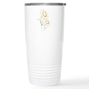 cafepress sunflowers2 67 stainless steel travel mug stainless steel travel mug, insulated 20 oz. coffee tumbler