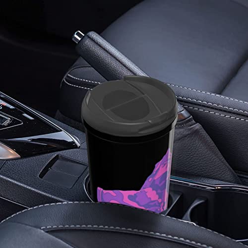 LOREBUTY Glass Band Animals Coffee Mug With Lids 12oz Insulated Car Mugs Double Wall Vacuum Reusable Travel Coffee Cup For Hot/Ice Drinks Coffee Teas