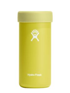 hydro flask 12 oz slim stainless steel reusable can holder cooler cup cactus - vacuum insulated, dishwasher safe, bpa-free, non-toxic