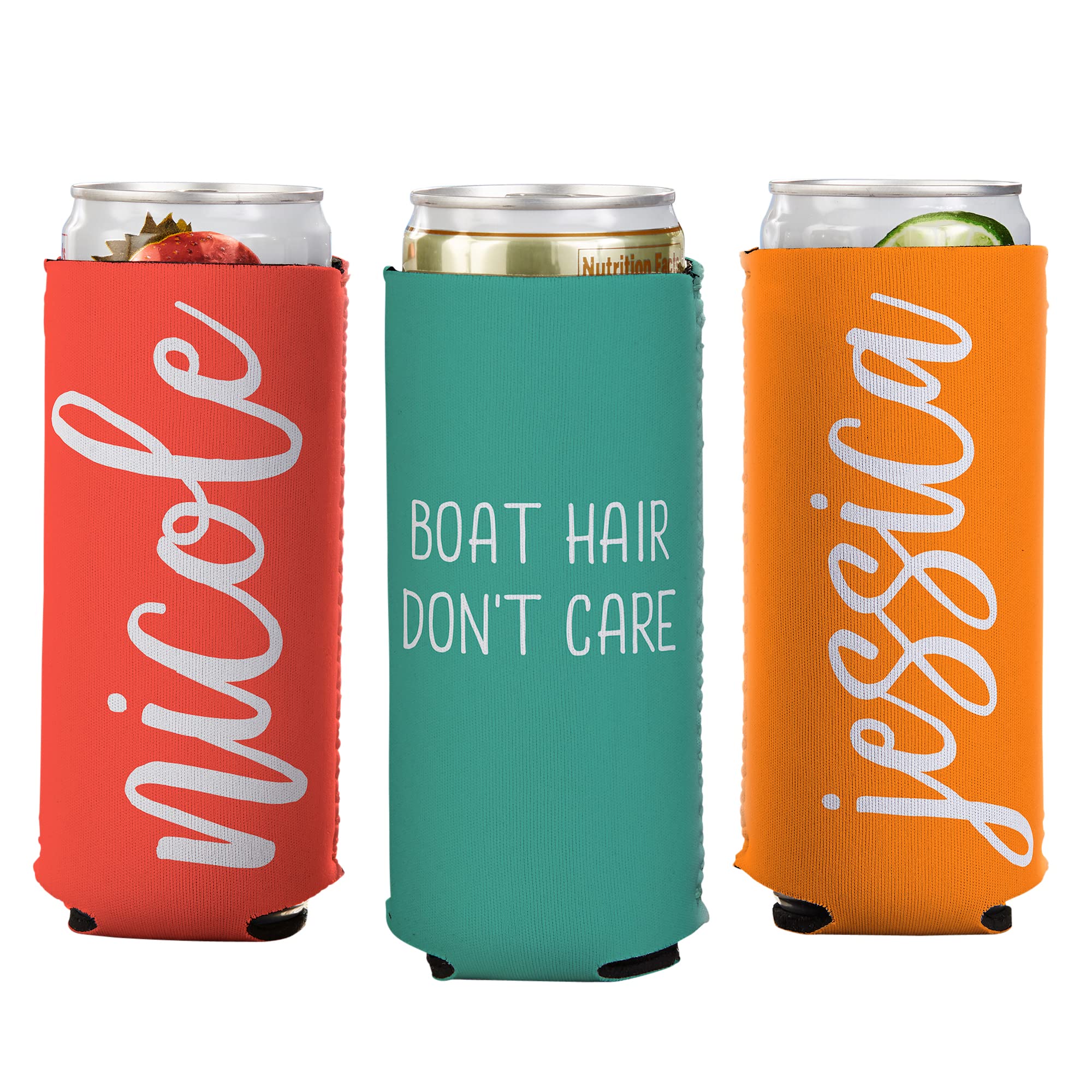 Personalization Universe Scripty Style Personalized Slim Can Cooler