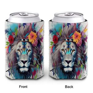 2 PCS Lion Leader Cup Can Cooler Party Gift Beer Drink Coolers Coolies