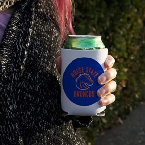 Boise State University Broncos Logo Can Cooler - Drink Sleeve Hugger Collapsible Insulator - Beverage Insulated Holder