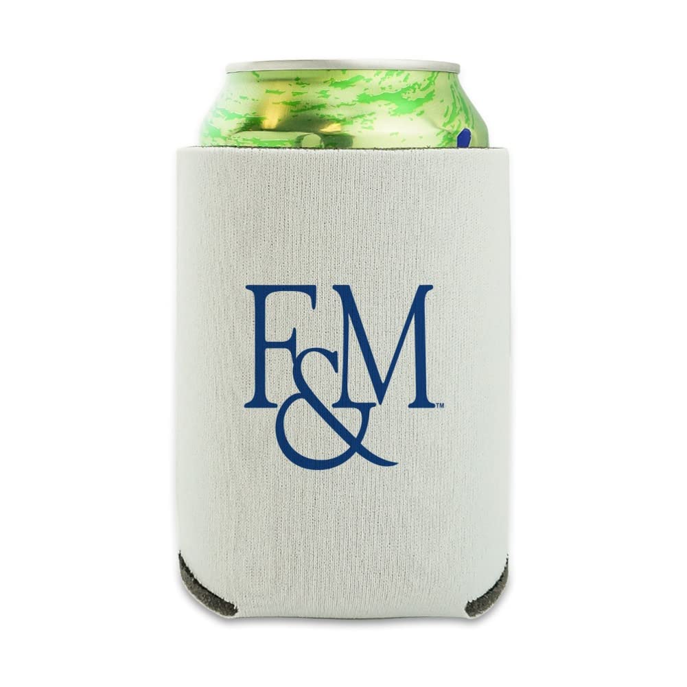 Franklin & Marshall College Secondary Logo Can Cooler - Drink Sleeve Hugger Collapsible Insulator - Beverage Insulated Holder