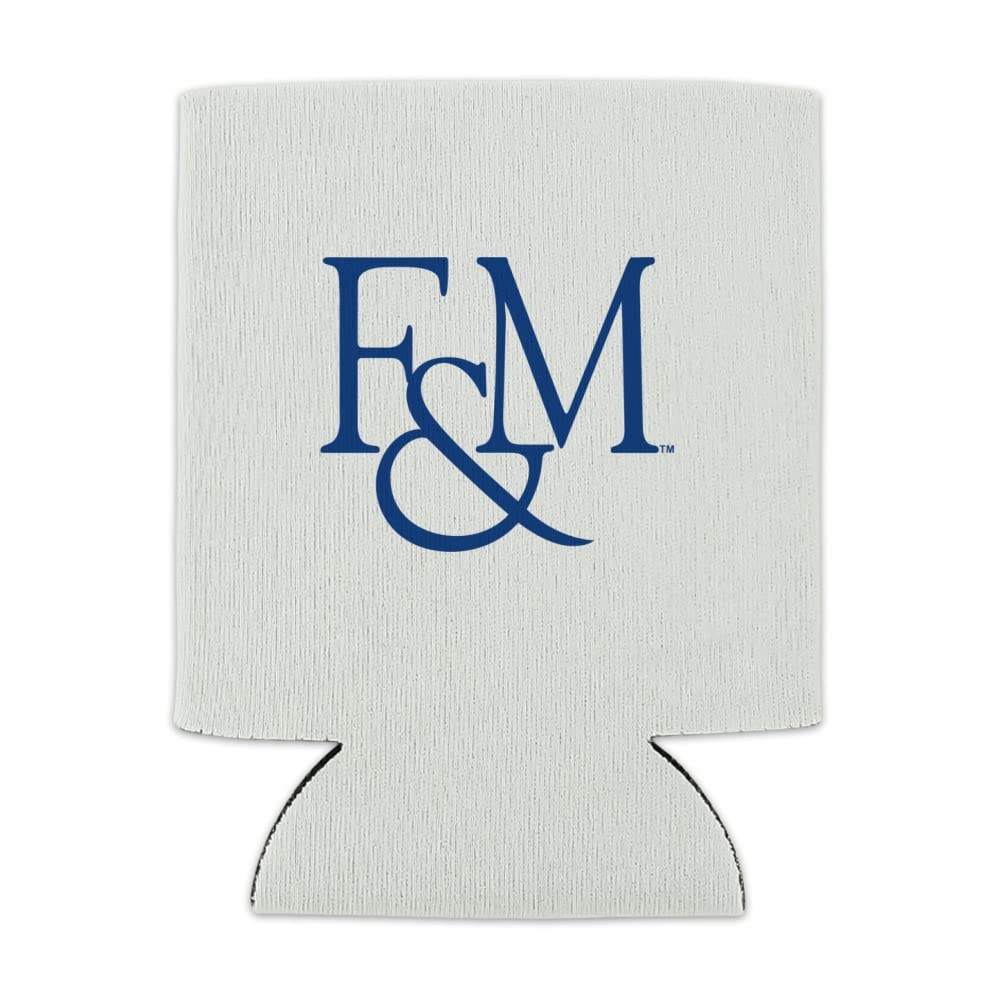 Franklin & Marshall College Secondary Logo Can Cooler - Drink Sleeve Hugger Collapsible Insulator - Beverage Insulated Holder