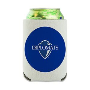 franklin & marshall college primary logo can cooler - drink sleeve hugger collapsible insulator - beverage insulated holder