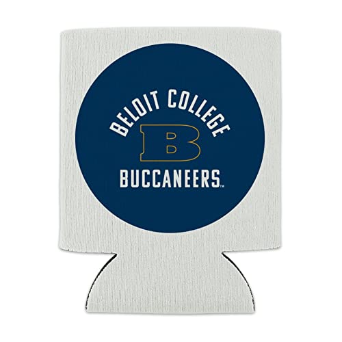 Beloit College Buccaneers Logo Can Cooler - Drink Sleeve Hugger Collapsible Insulator - Beverage Insulated Holder